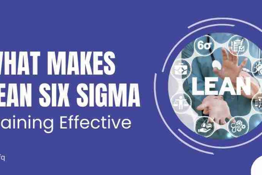 What Makes Lean Six Sigma Training Effective - ICFQ